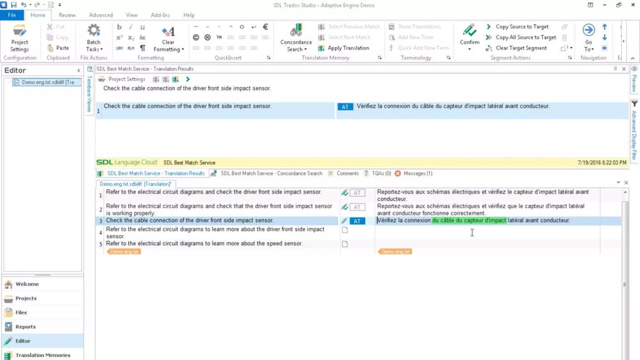 Applying Machine Learning - Abdessamad Echihabi at SDL Connect 16 | PPT