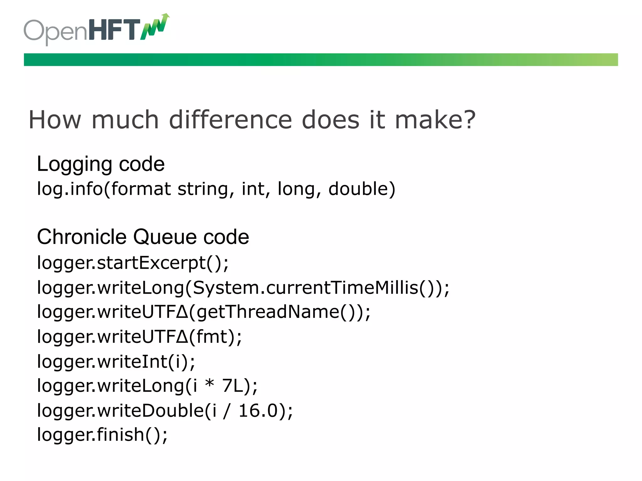 Jdd2014: High performance logging - Peter Lawrey | PDF | Programming ...