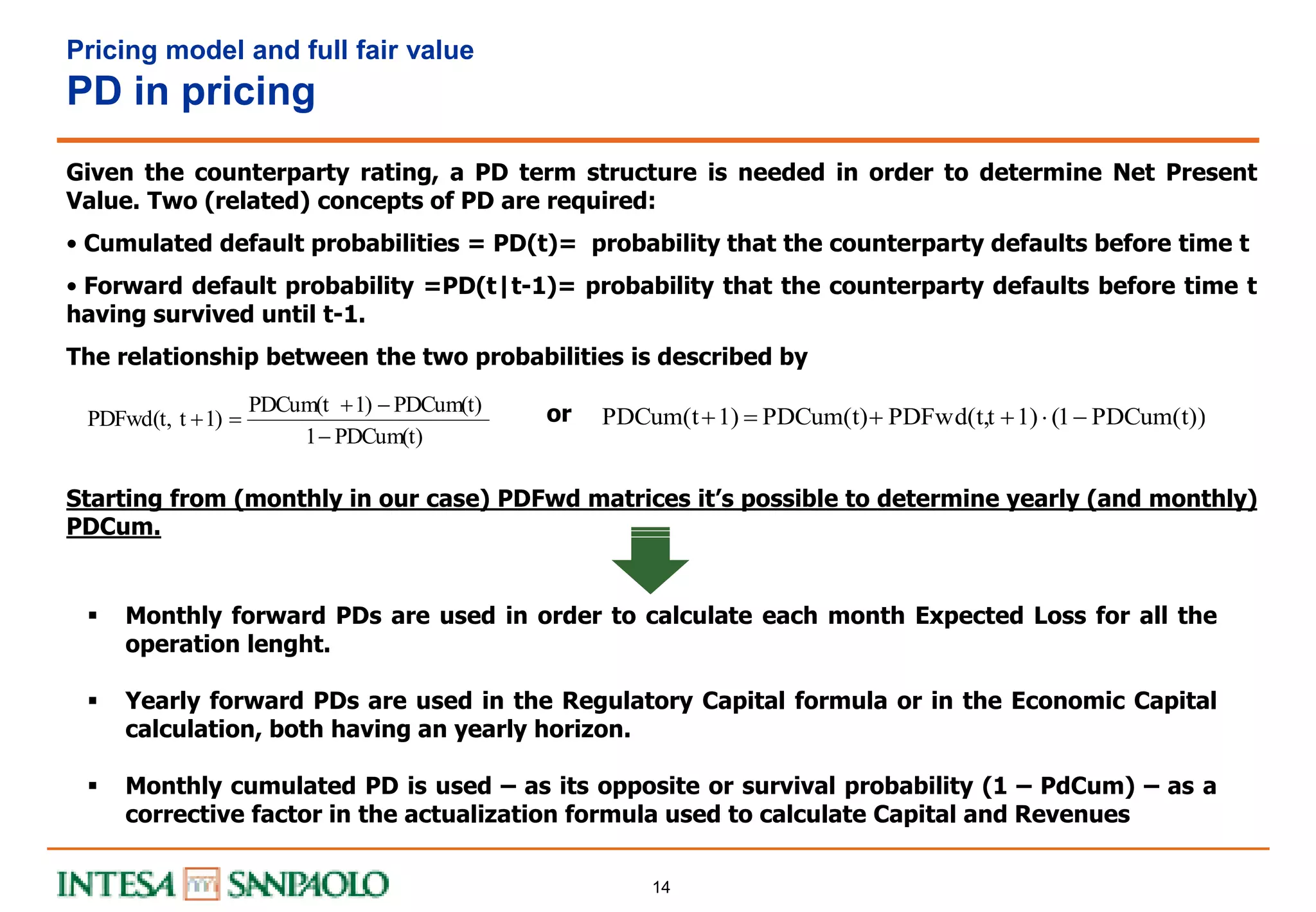 Transition matrices and PD’s term structure - Anna Cornaglia | PPTX