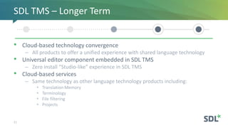 SDL's Vision for Globalization - Maxwell Hoffman at SDL Connect 16 | PPTX