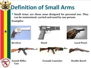 Frank Boateng Asomani, National Commission on Small Arms & Light ...