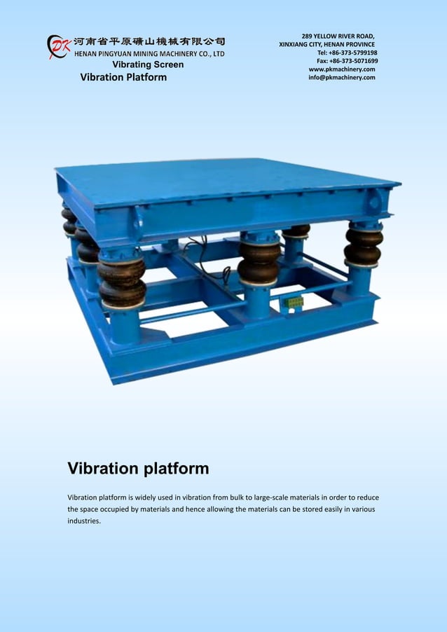 vibration platform | PDF