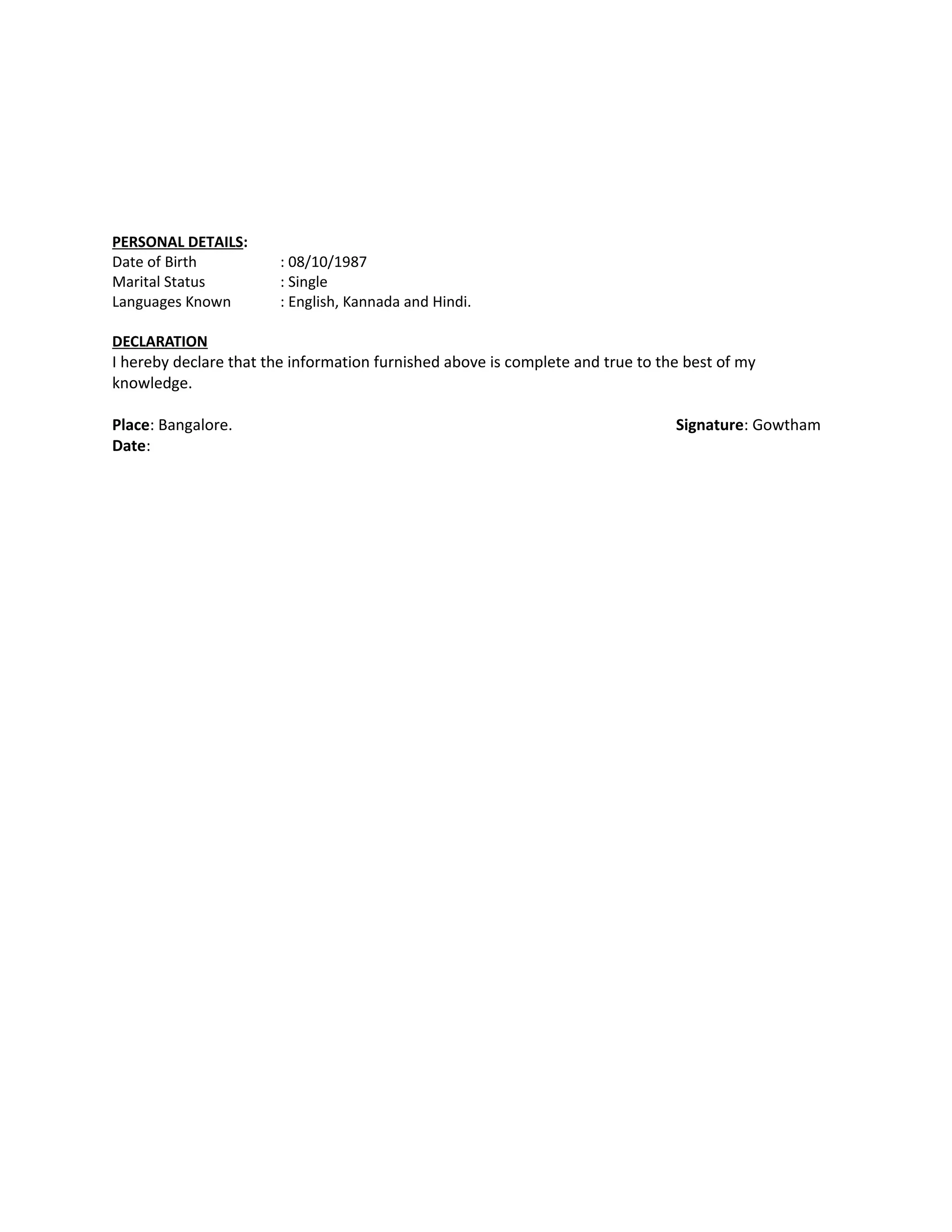 Gowtham_resume | DOC