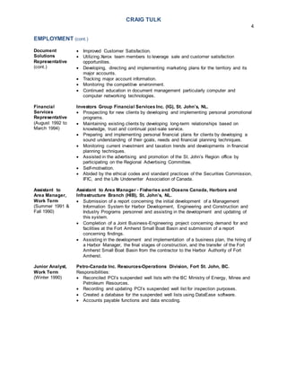 CraigTulk_Current Resume2016 | PDF