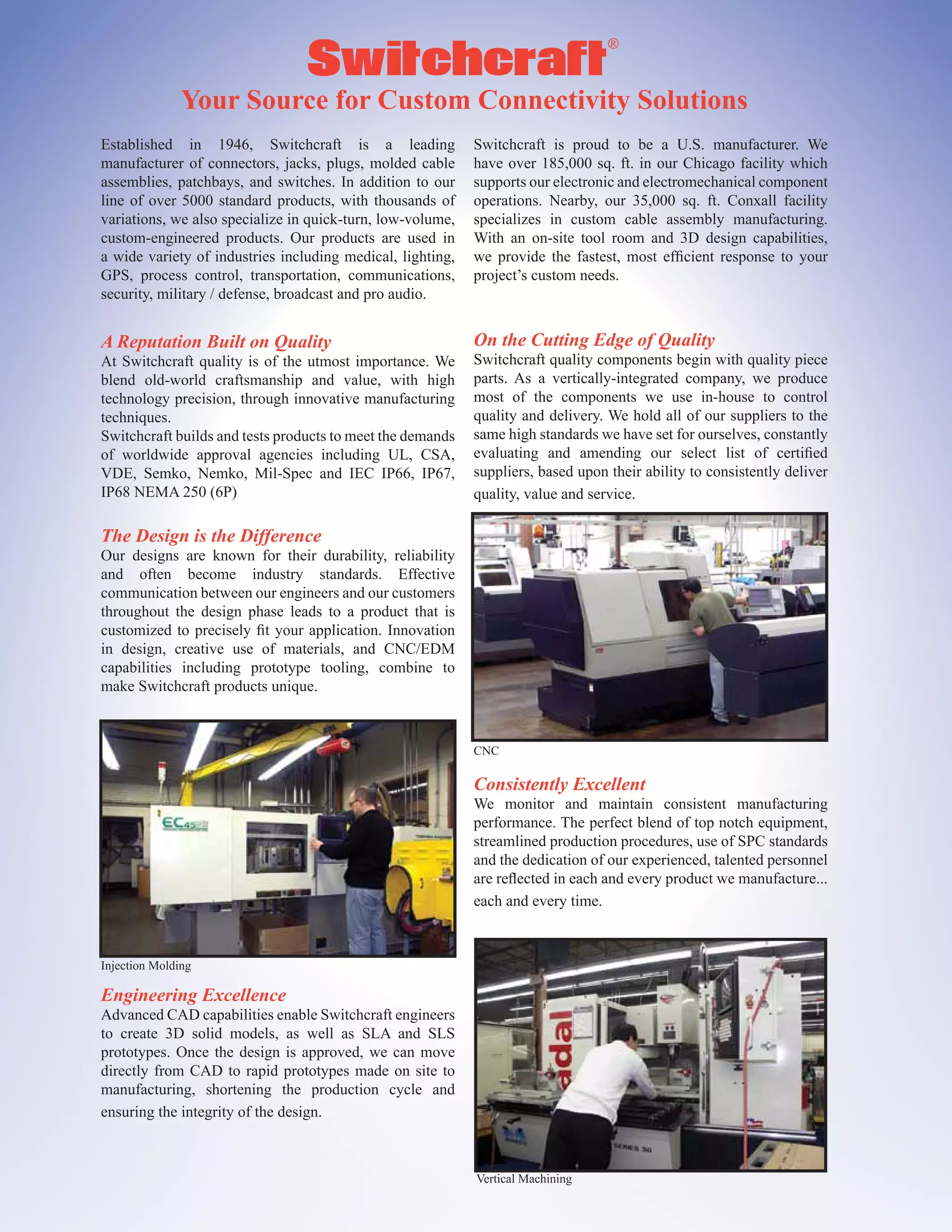 Switchcraft Conxall Brochure | PDF