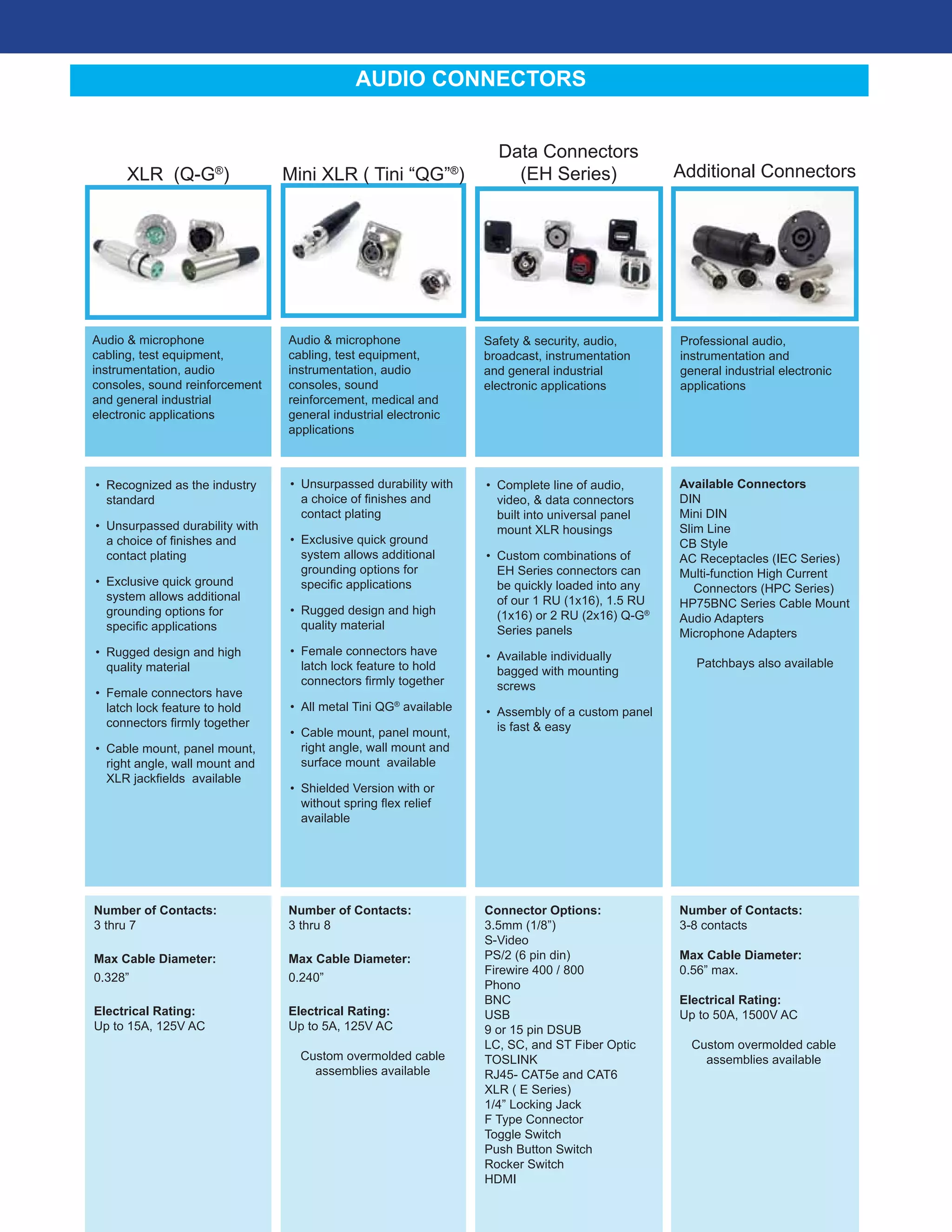 Switchcraft Conxall Brochure | PDF