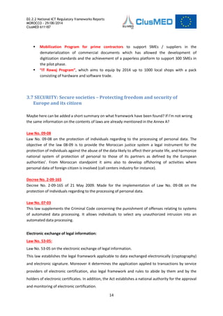 D2 2 2 national ict regulatory report morocco v1.2_final | PDF