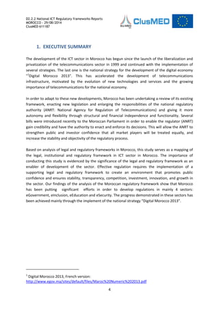 D2 2 2 national ict regulatory report morocco v1.2_final | PDF