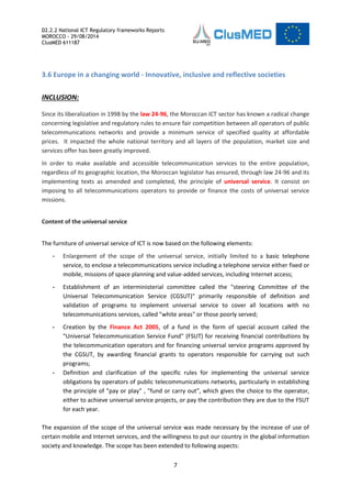 D2 2 2 national ict regulatory report morocco v1.2_final | PDF