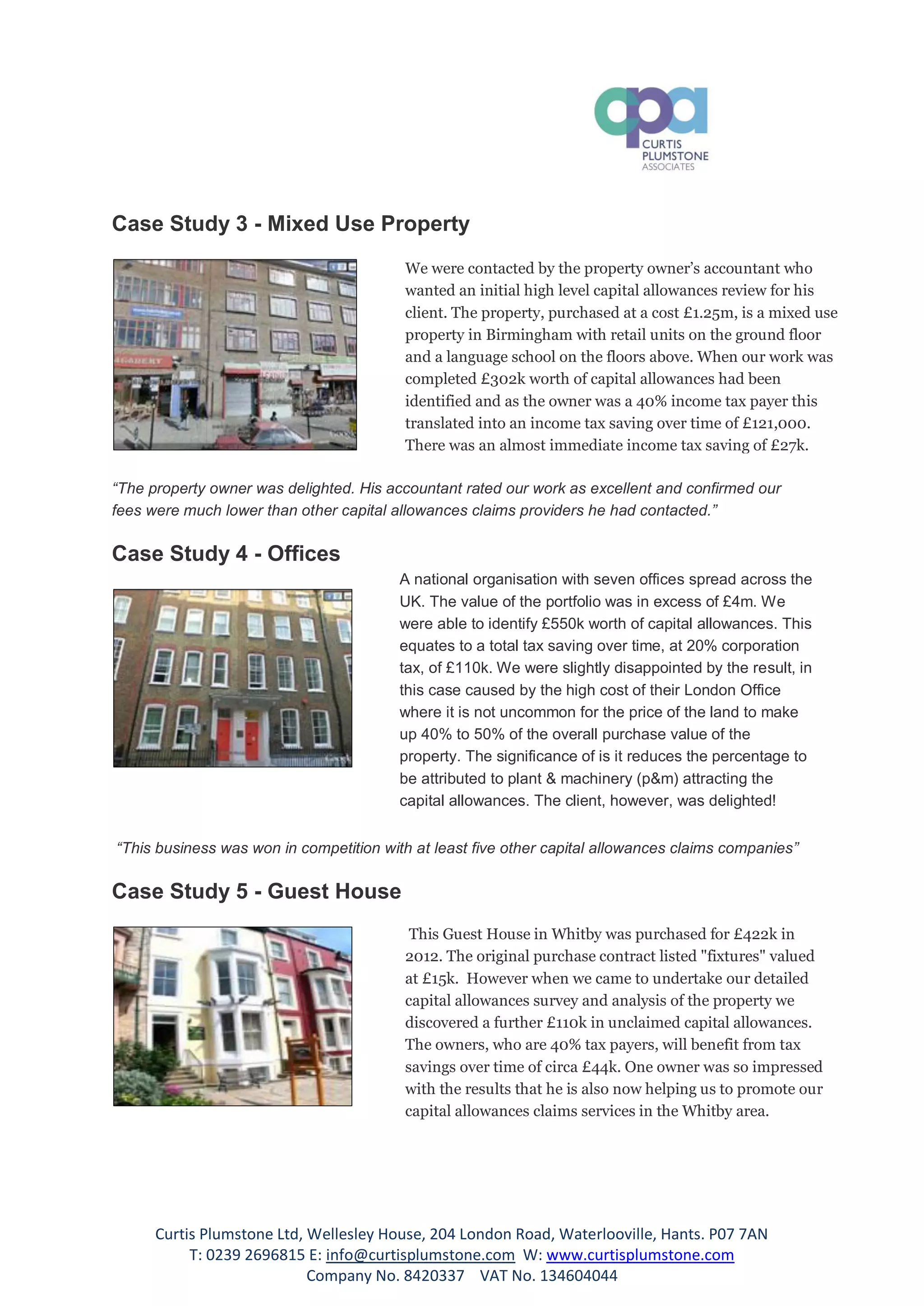 CPA Case Studies | PDF