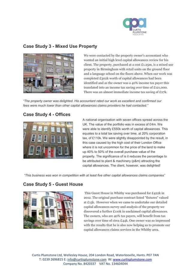 CPA Case Studies | PDF