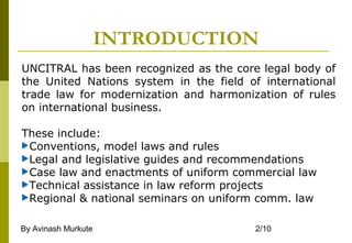 UNCITRAL_BY_AVINASH_MURKUTE | PPT