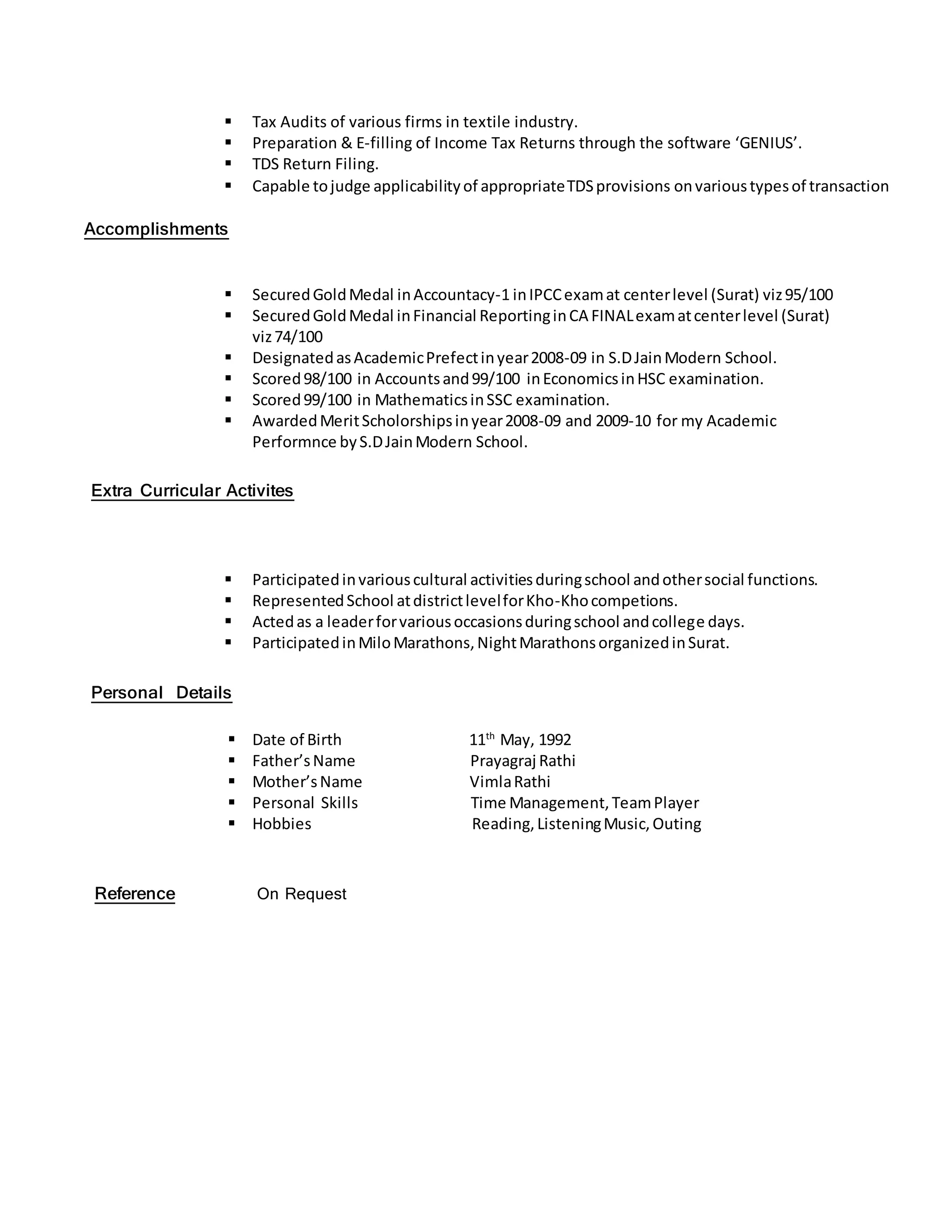 Monika Rathi CV | DOCX