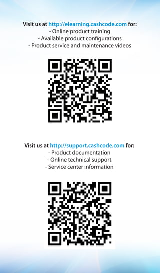 CashCodeone_QuickReferenceGuide | PDF