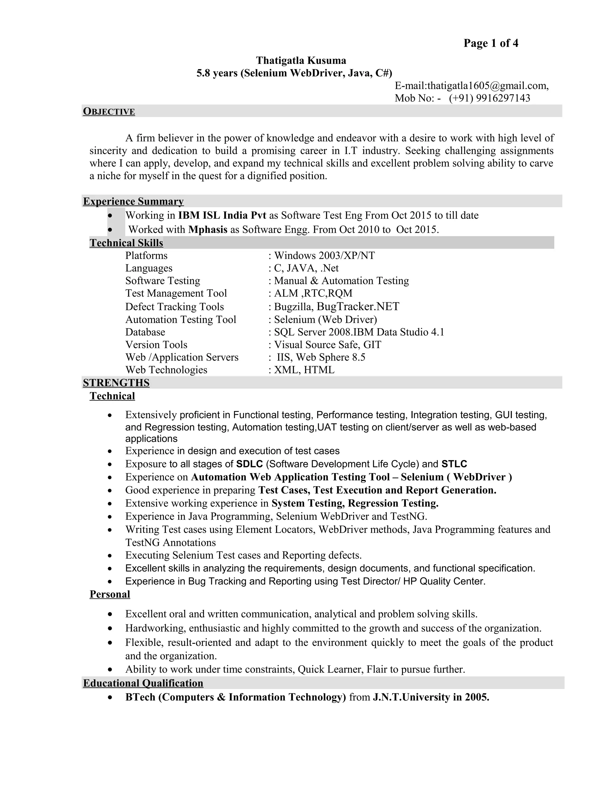 Kusuma_Resume_5+ | PDF