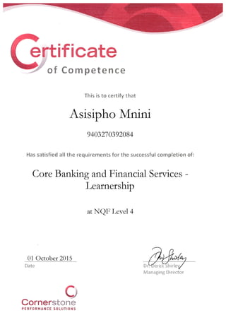 n6 certificate | PDF