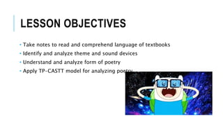 ANALYZING POETRY | PPTX