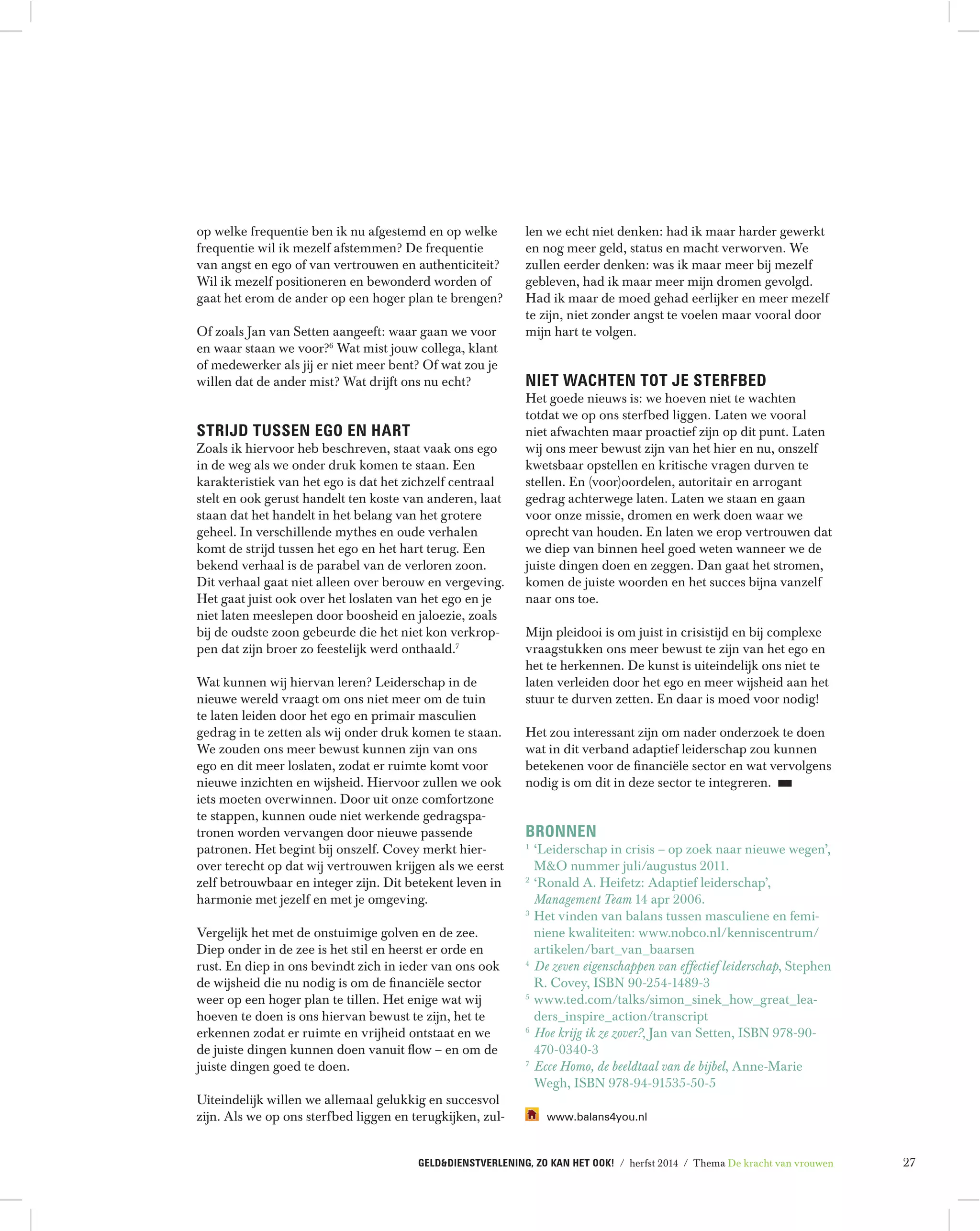 NFM_herfst_2014_p24-27 | PDF | Careers