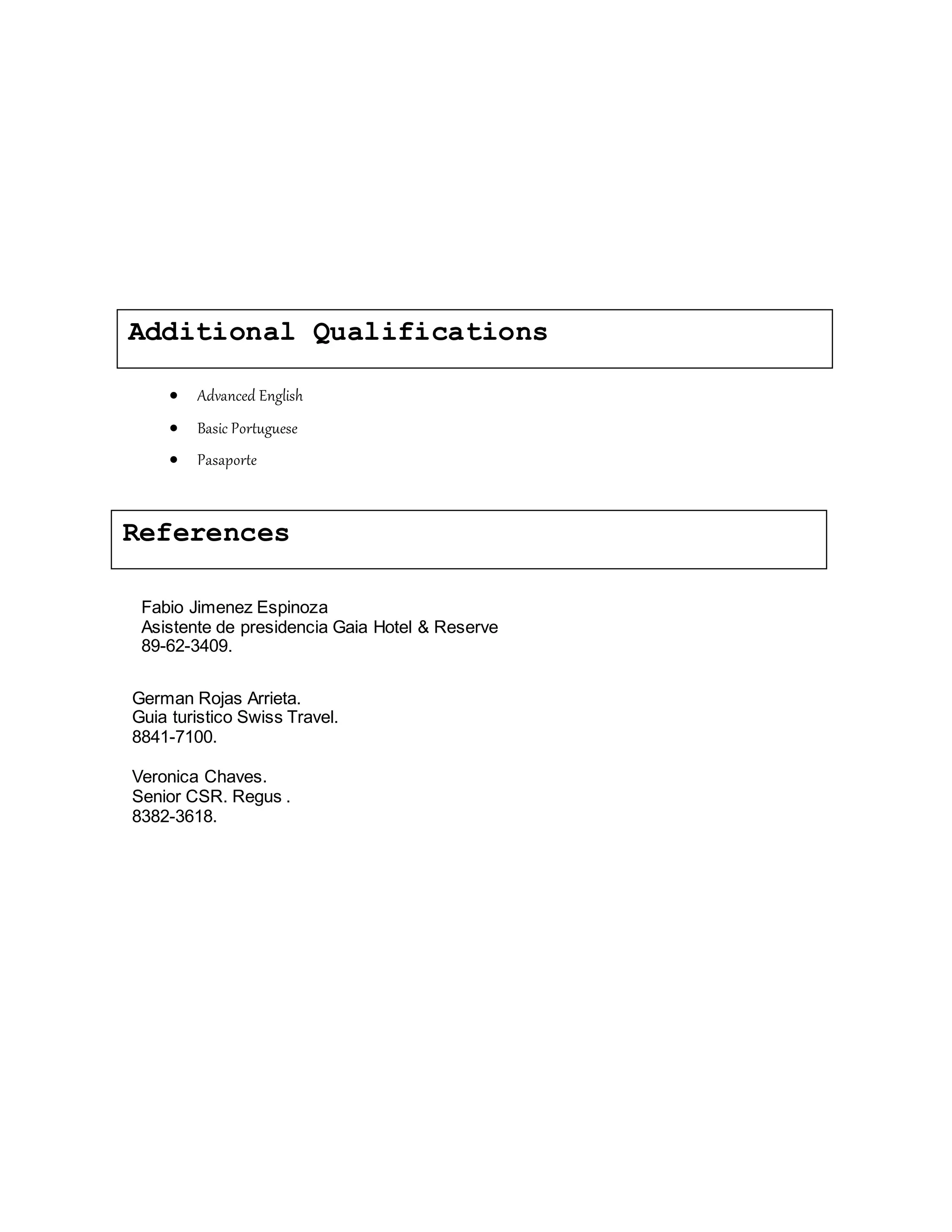 Resume. Adriana Chaves | DOCX