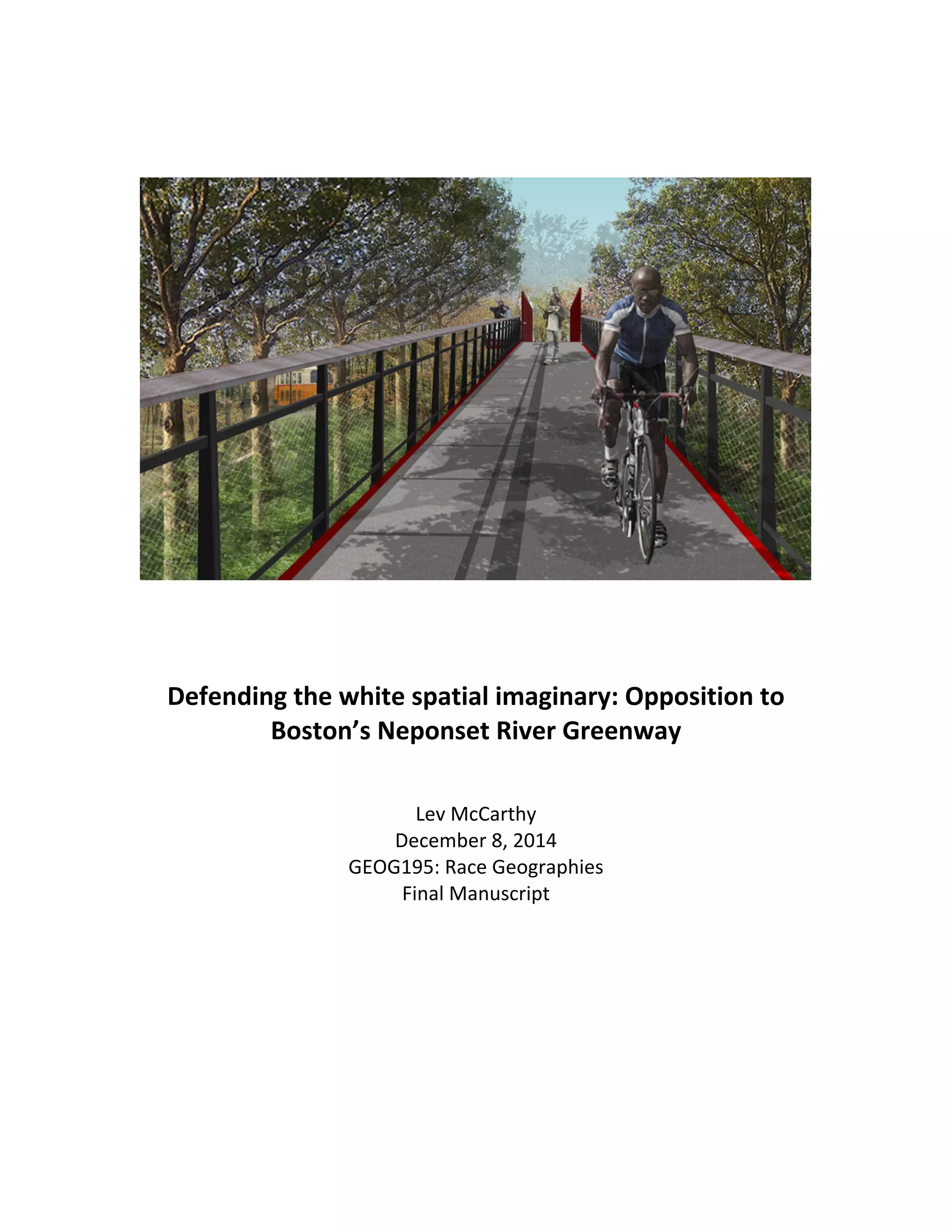 Race Geography_McCarthy | PDF