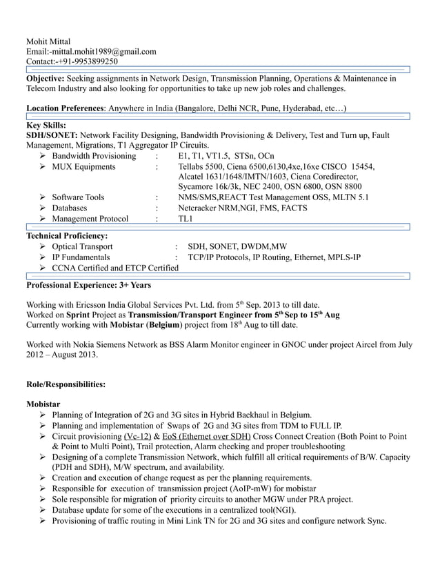 Mohit resume 1 | DOC