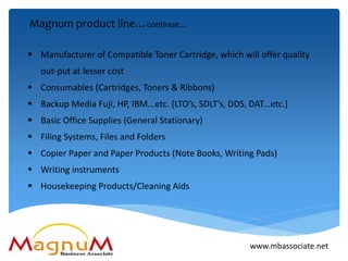 Magnum Corp PPT | PPT