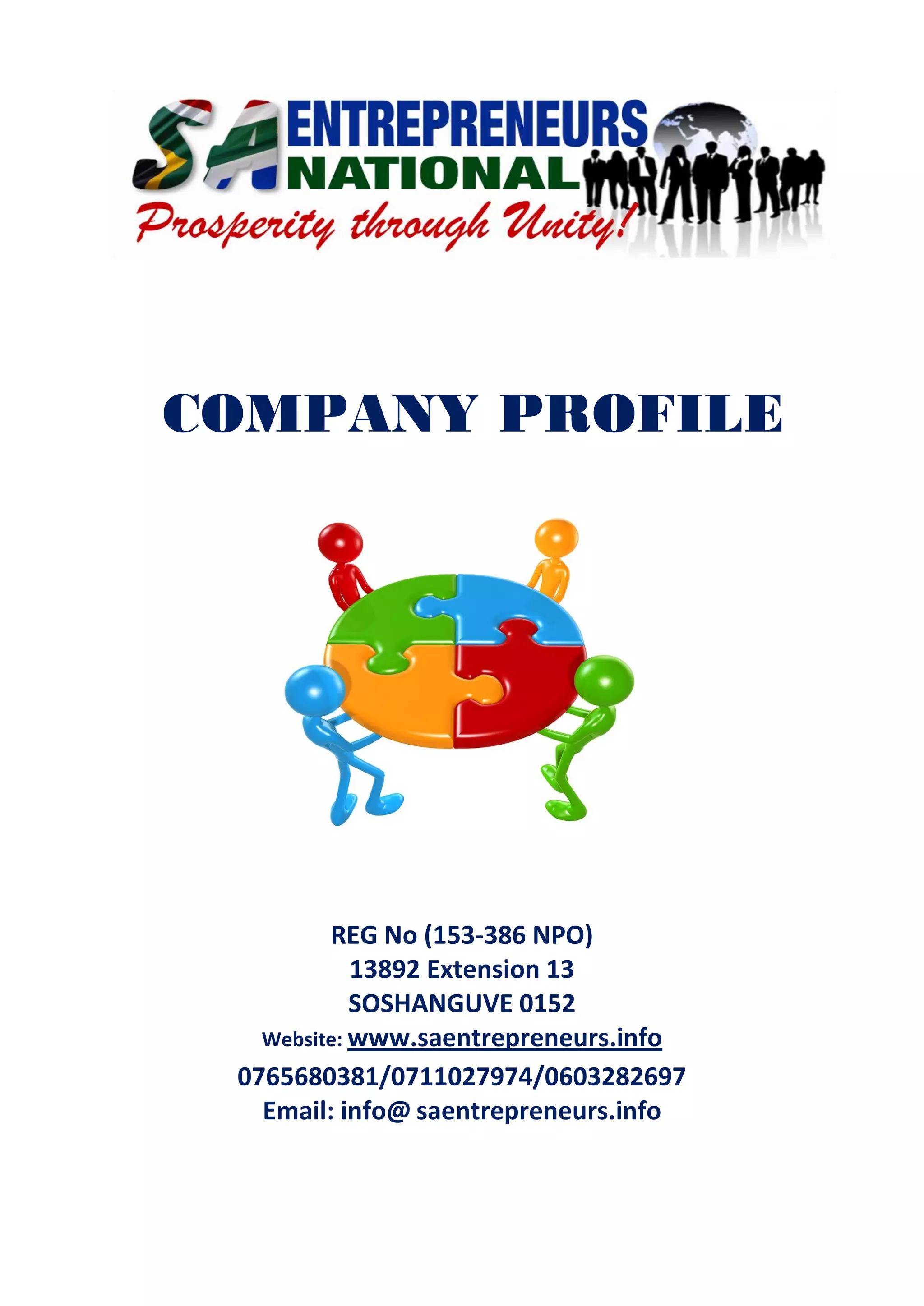 SA-Entrepreneurs-Business-Profile | PDF