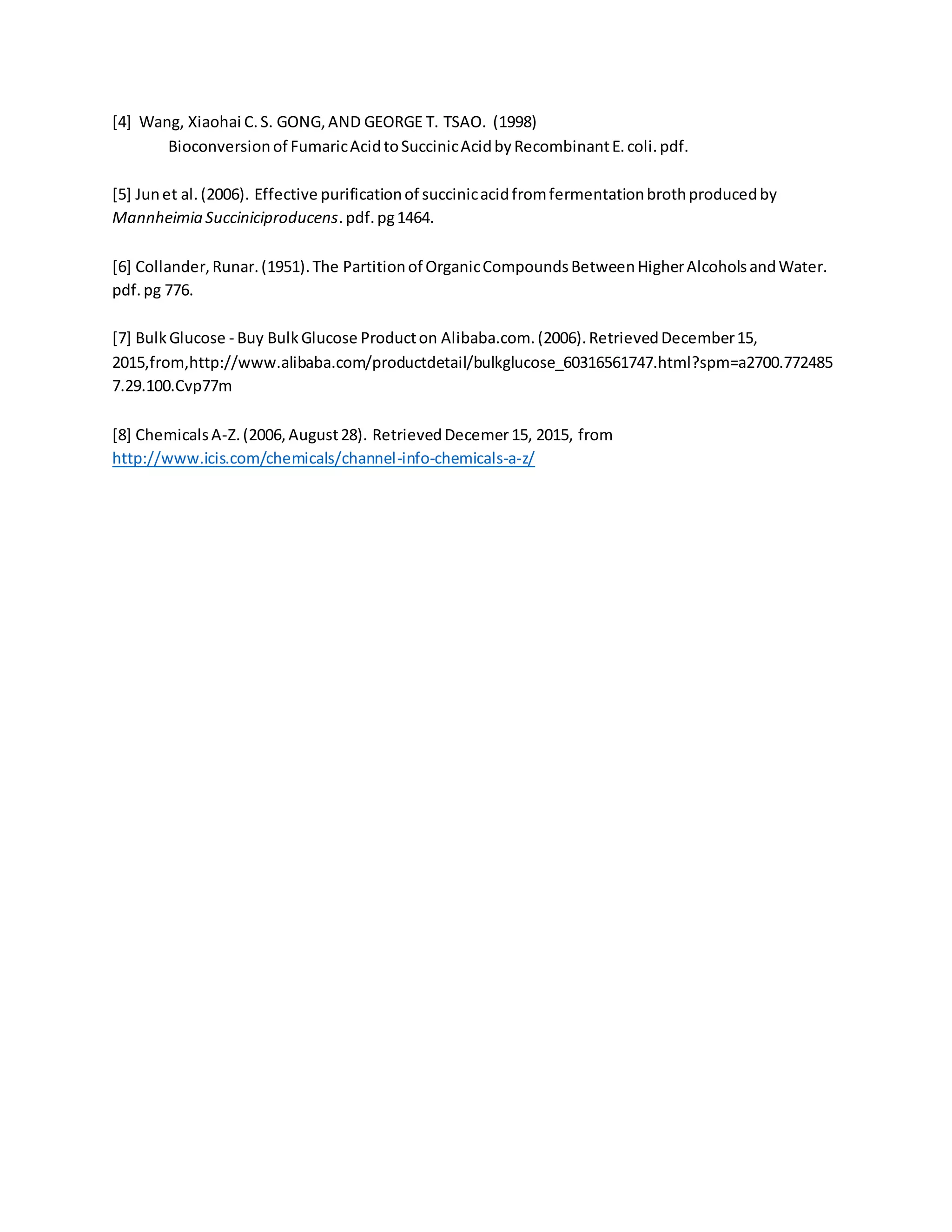 CBE 250 Process Design Report | DOCX | Chemistry | Science