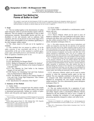 D2492 | PDF | Chemistry | Science