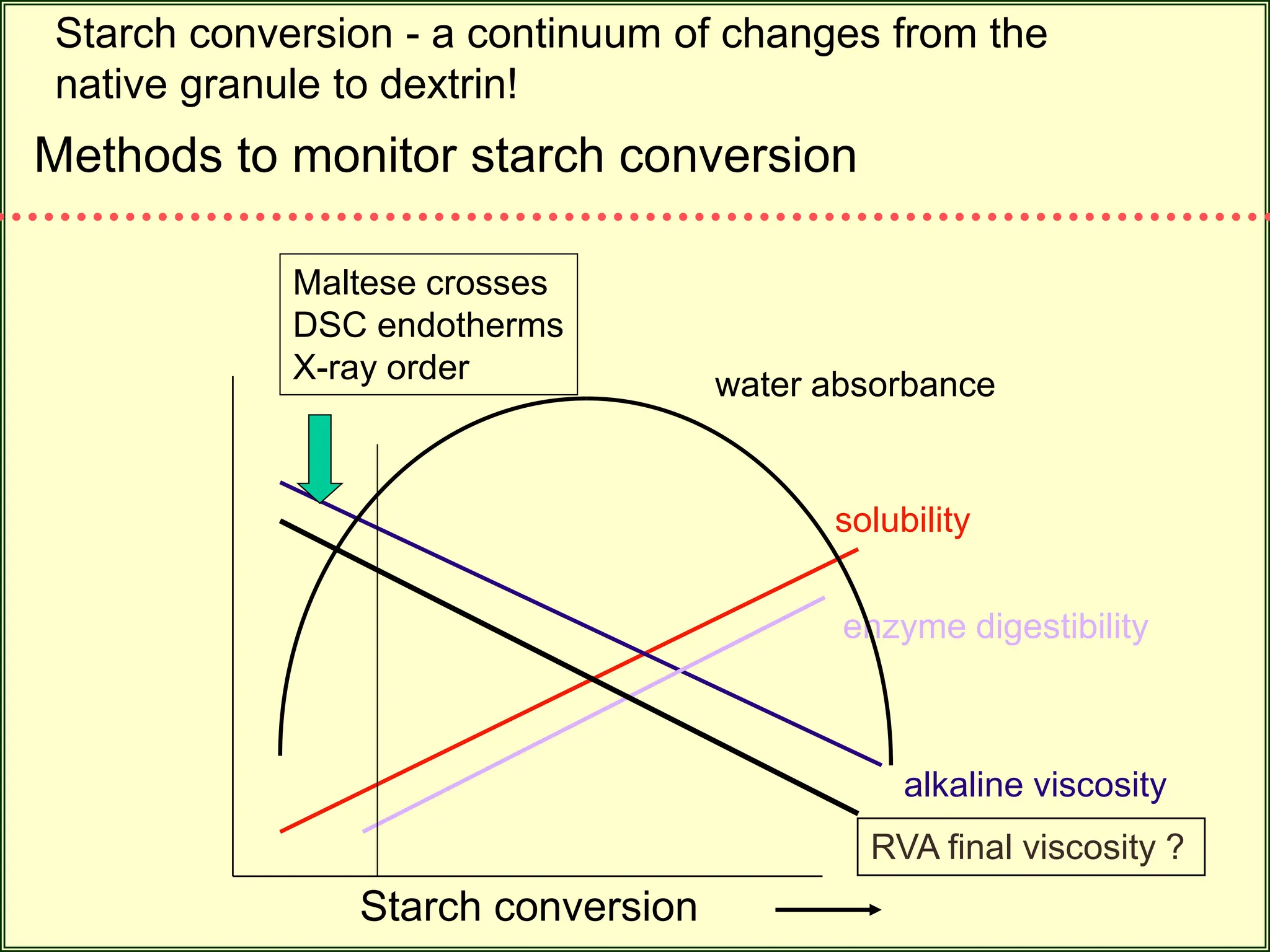 Starch conversion, gelatinization, processing | PPT