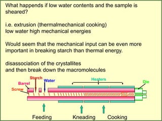 Starch conversion, gelatinization, processing | PPT