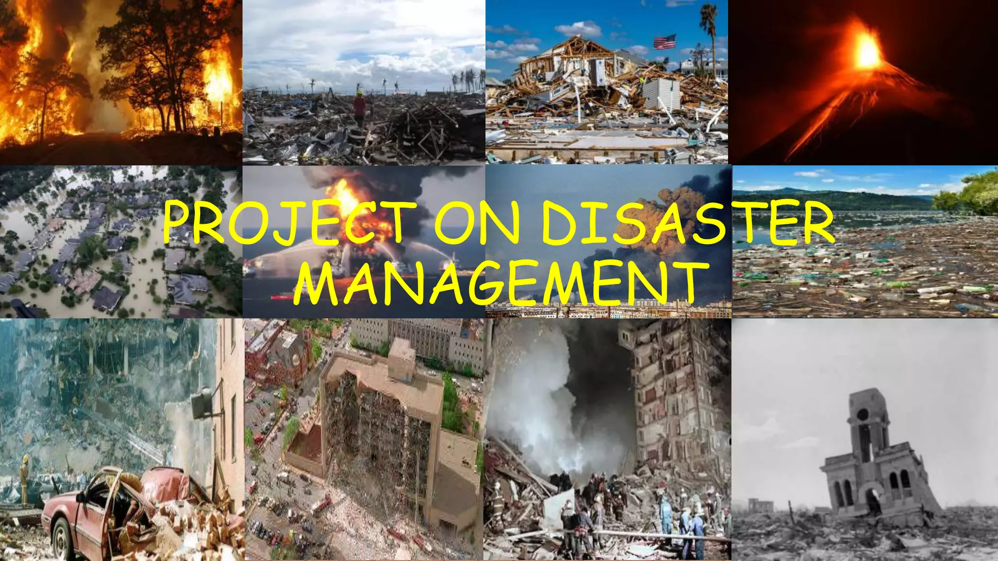 Project on Disaster Management | PPTX
