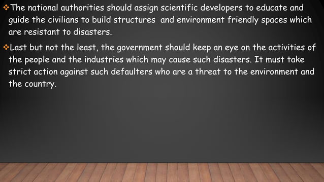 Project on Disaster Management | PPTX