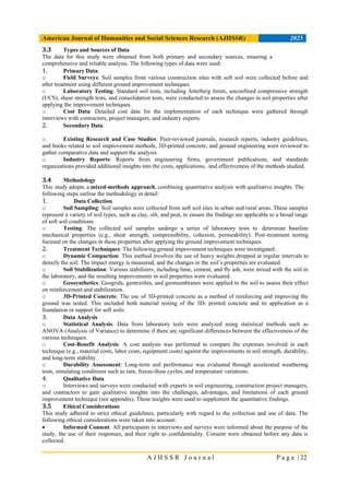 GROUND IMPROVEMENT TECHNIQUES FOR SOFT SOIL: A COMPARATIVE ANALYSIS OF ...