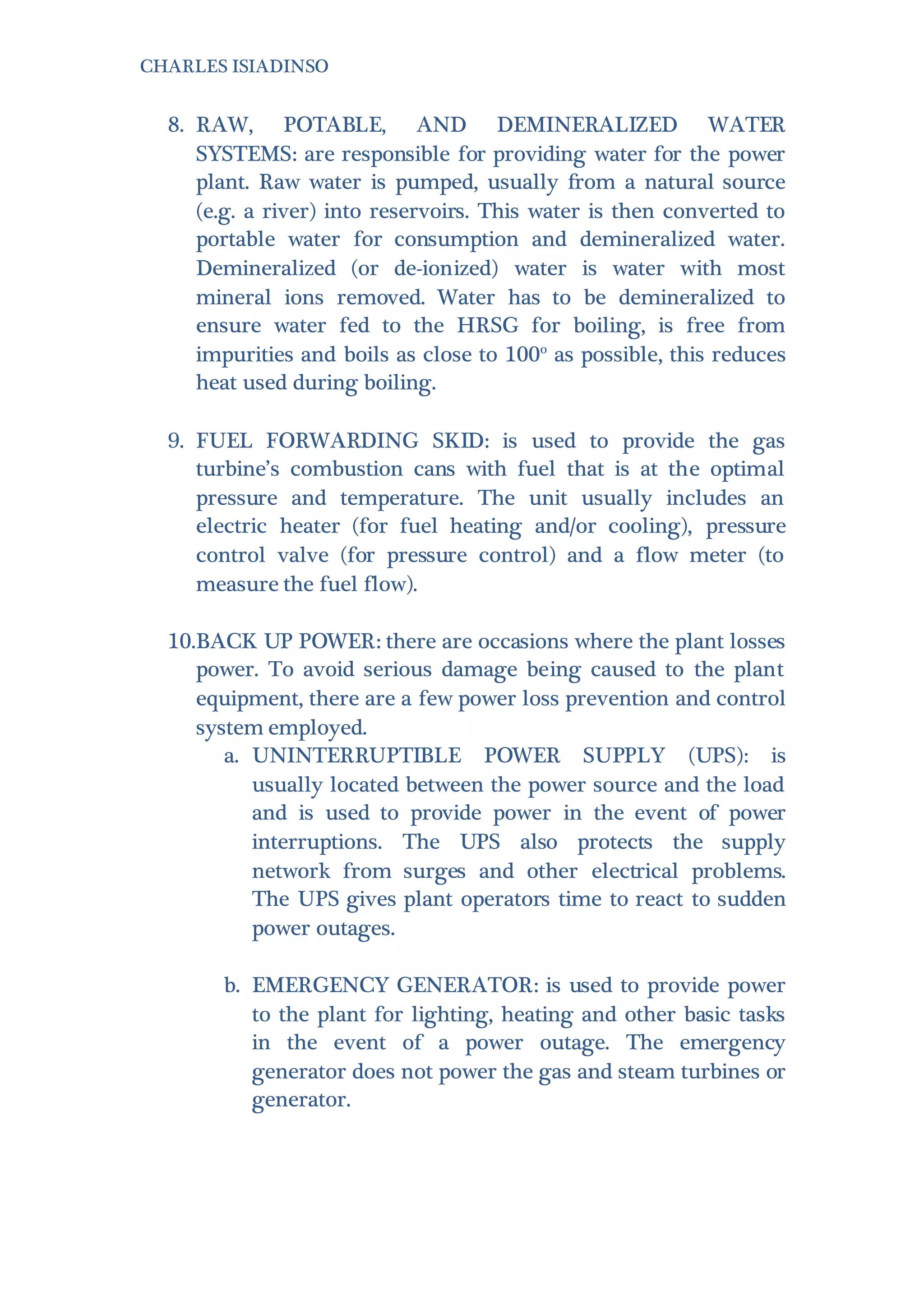 6. Balance Of Plant | DOCX