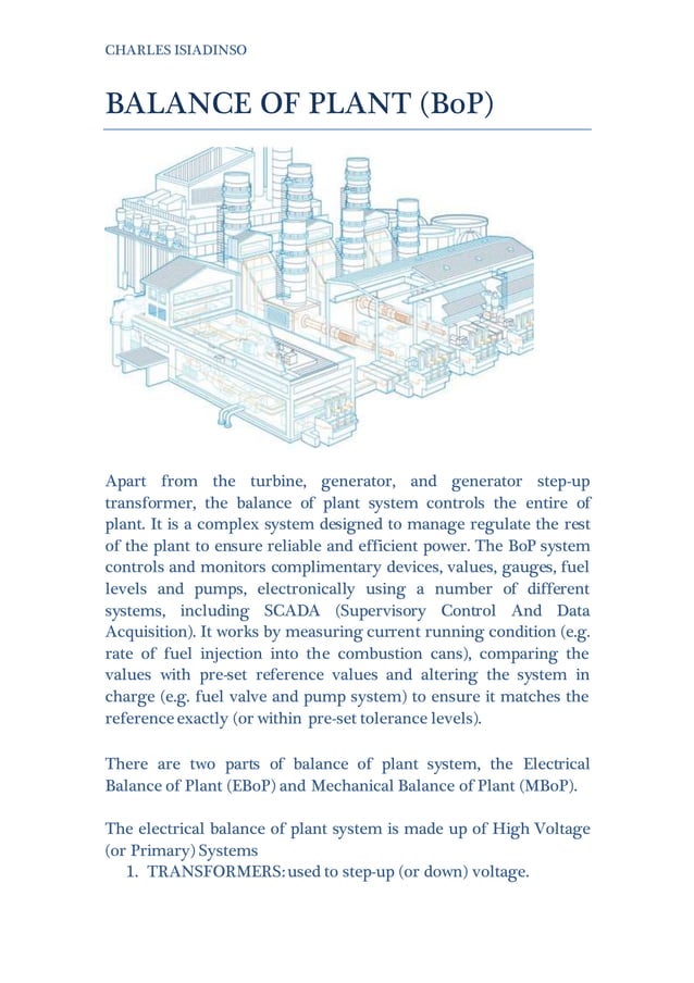 6. Balance Of Plant | DOCX