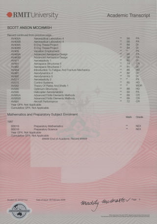 RMIT Transcript | PDF