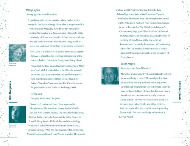 Leeway FCNF Program Book | PPT