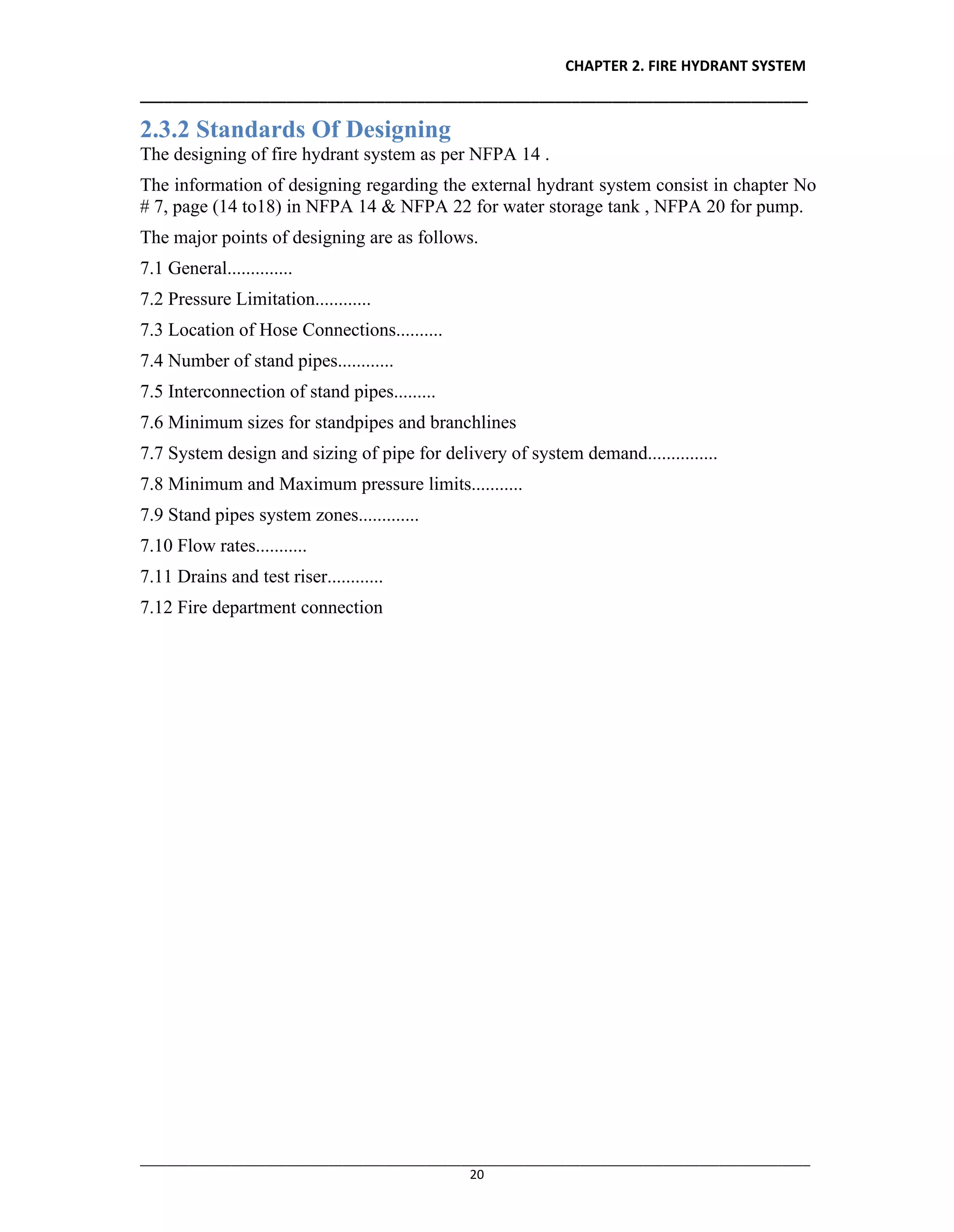 Final Year Project on Fire Fighting systems | PDF