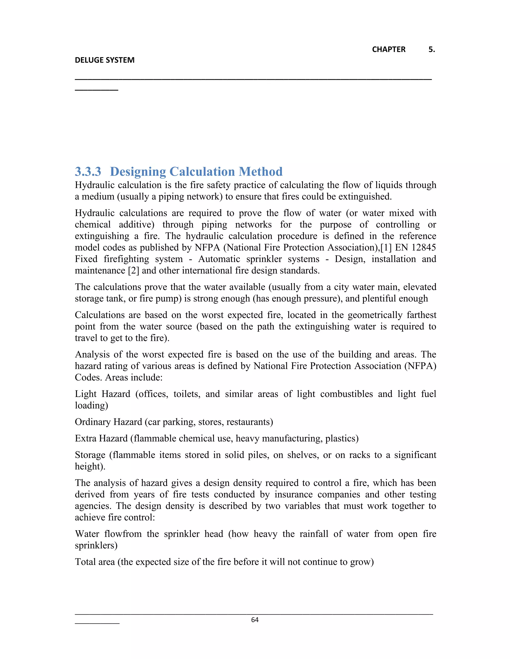 Final Year Project on Fire Fighting systems | PDF