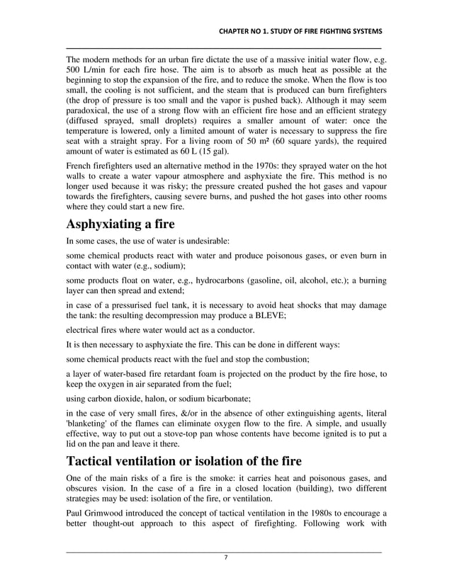 Final Year Project on Fire Fighting systems | PDF | Civil Engineering ...