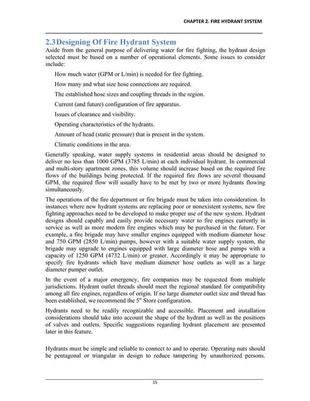 Final Year Project on Fire Fighting systems | PDF | Civil Engineering ...