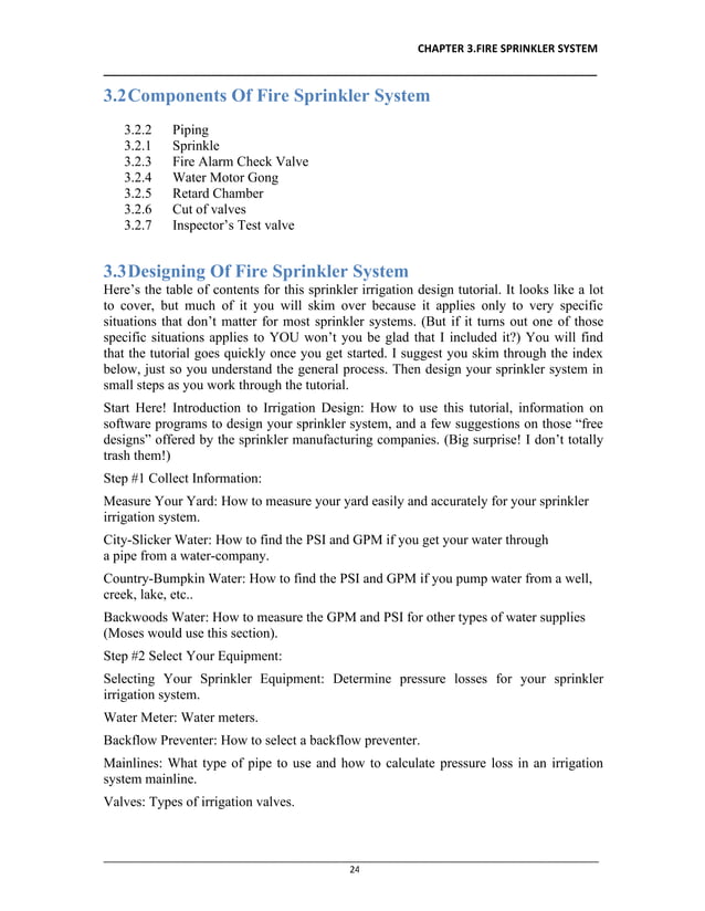 Final Year Project on Fire Fighting systems | PDF | Civil Engineering ...