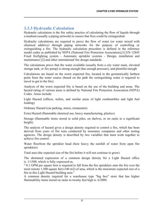 Final Year Project on Fire Fighting systems | PDF