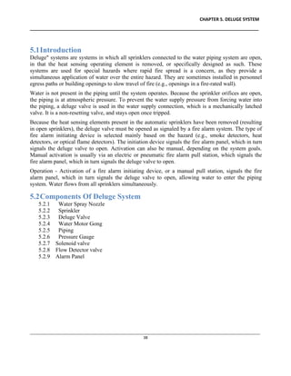 Final Year Project on Fire Fighting systems | PDF