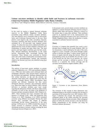 Volume curvature attribute_MMVB_Bravo_2010 | PDF | Geography | Science
