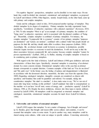 A Comparision of Emotion Metaphors | DOCX