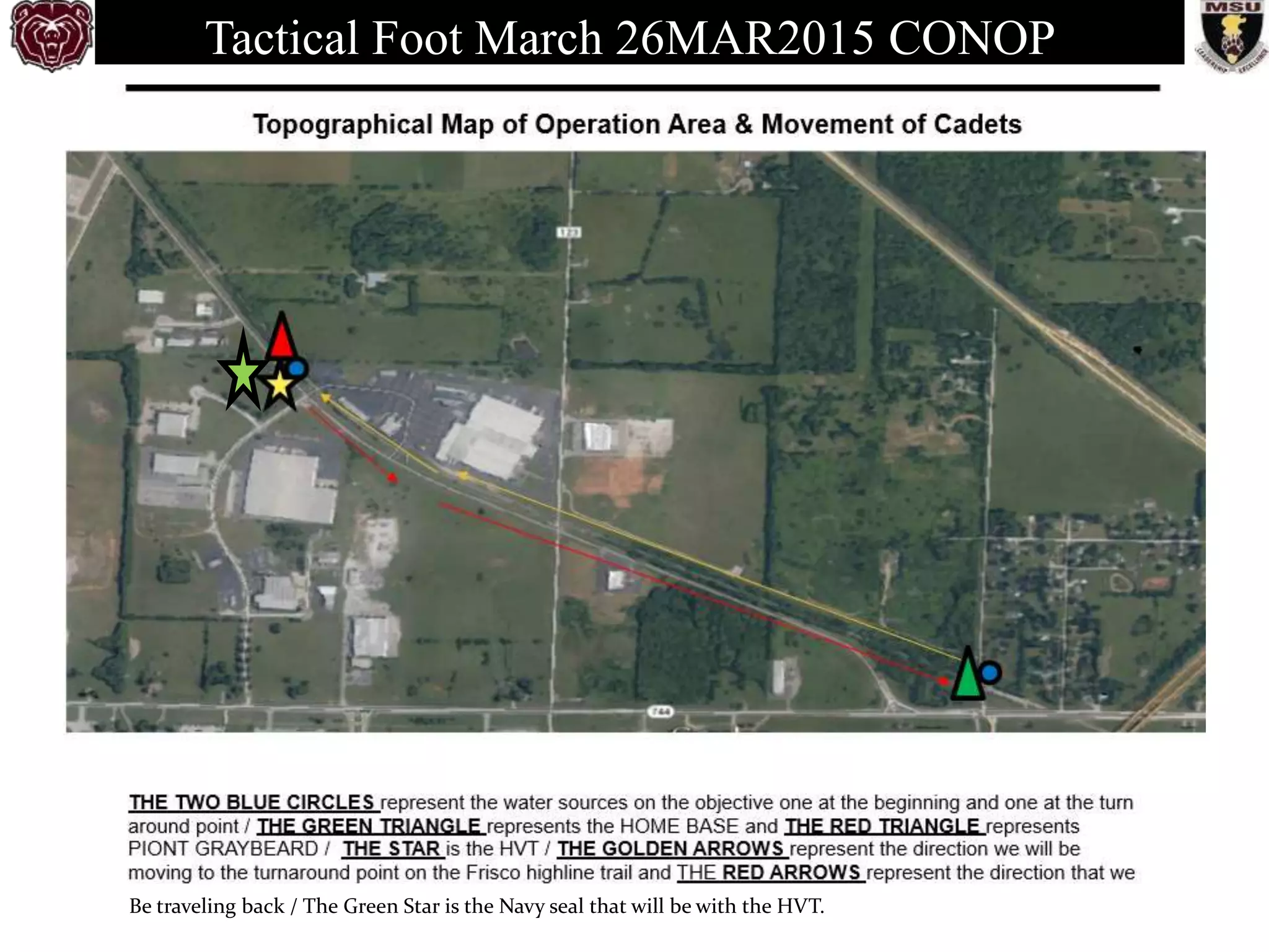 Tactical Foot March Conop #3 | PPTX