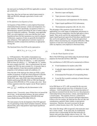 Review of Eqs of state | PDF