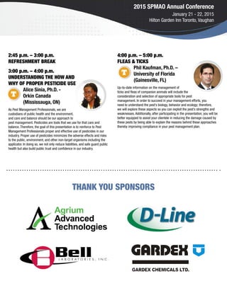 Structural Pest management Conference Ontario | PDF